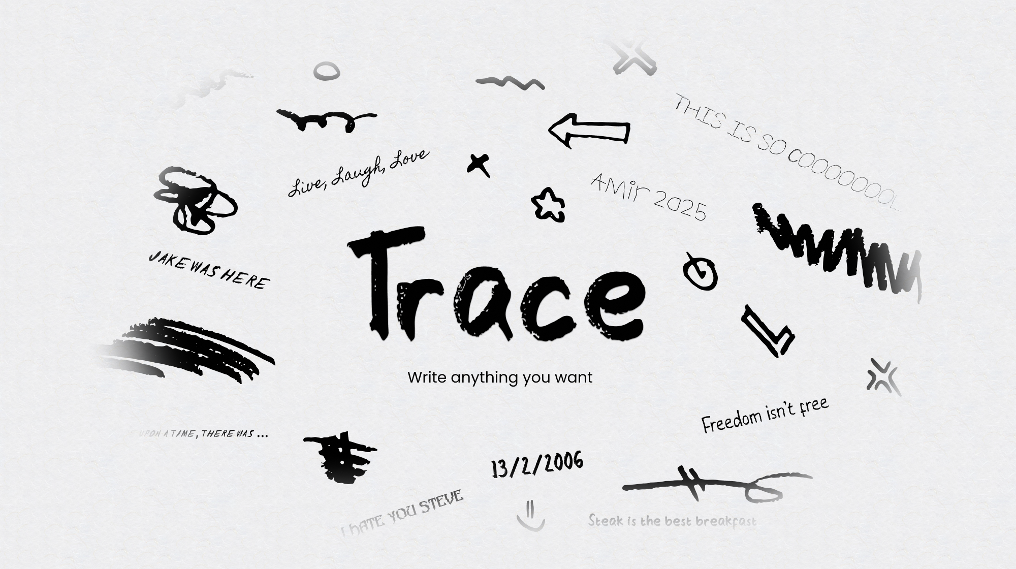 Trace | Digital writing wall